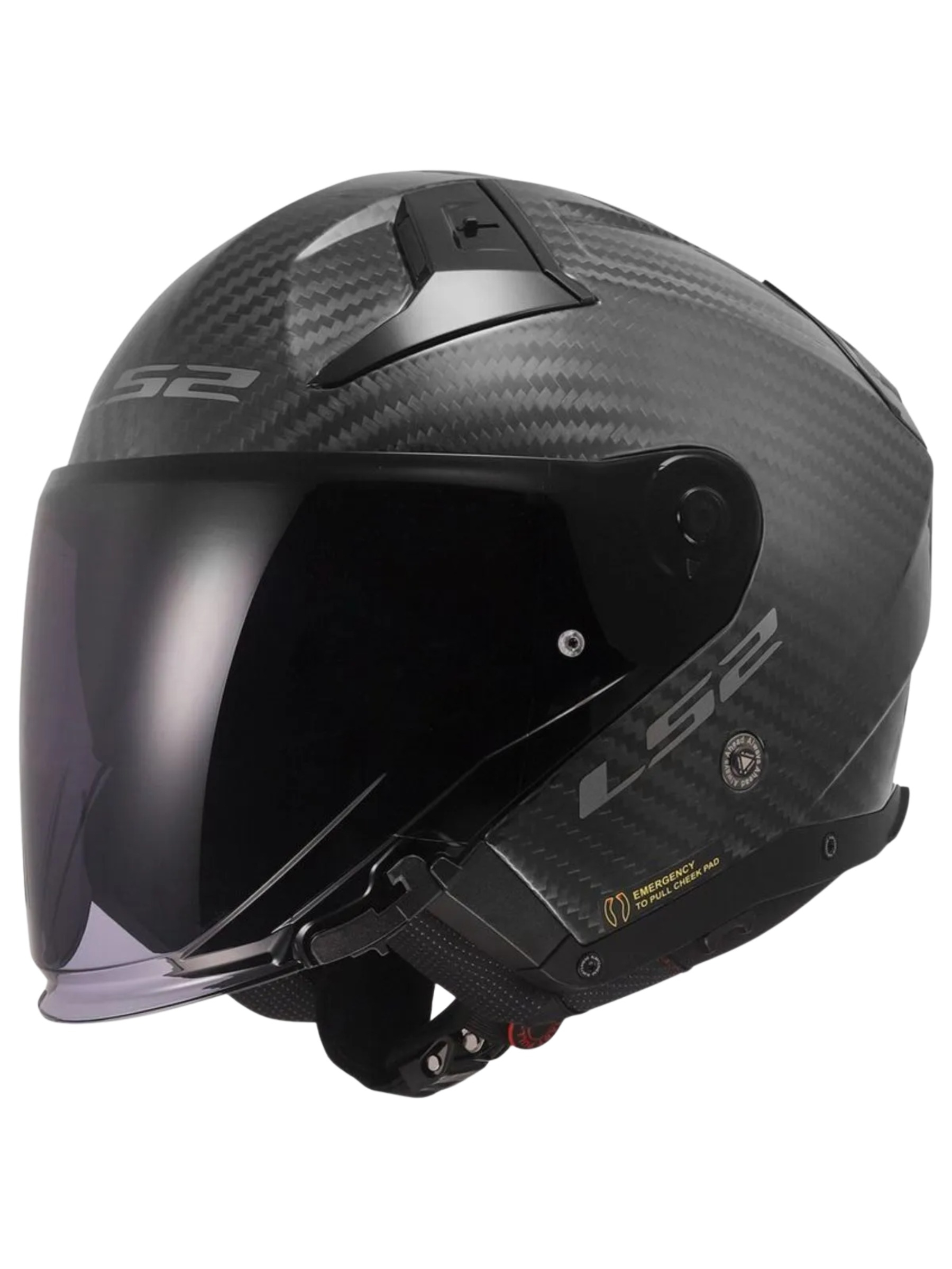 Capacete LS2 Of603 Infinity ll C Solid Fosco Carbono